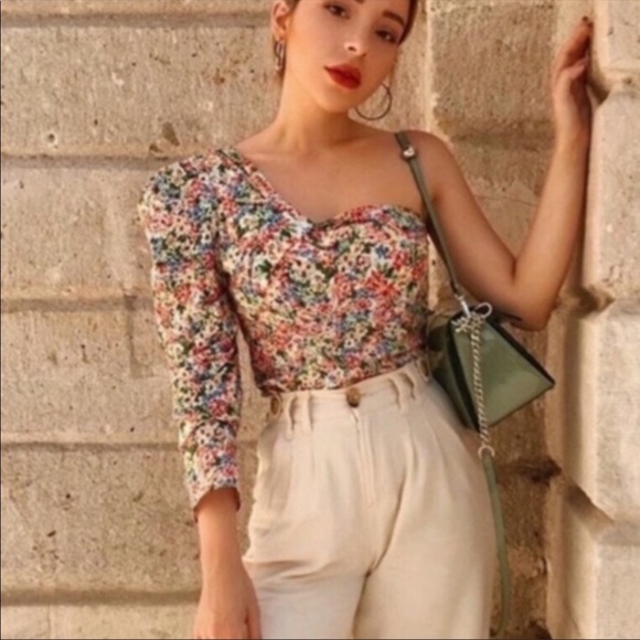 Zara | Tops | Zara One Shoulder Top | Poshmark